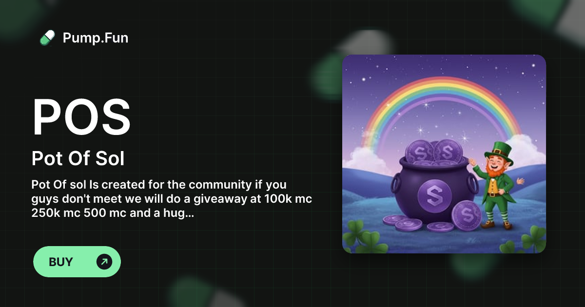 Pot Of Sol (POS) - Pump