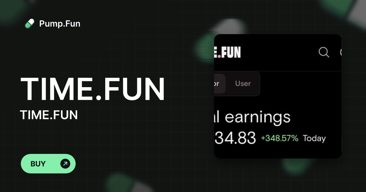 TIME.FUN (TIME.FUN) - Pump