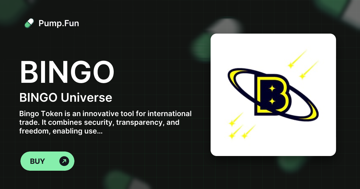 BINGO Universe (BINGO) - Pump