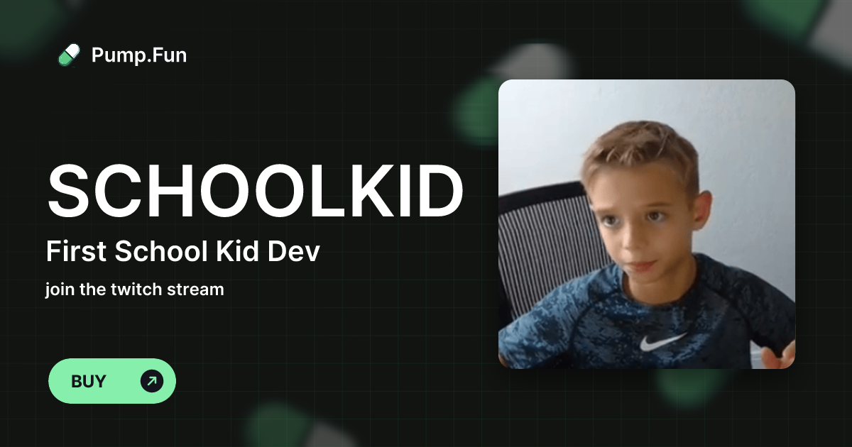 First School Kid Dev (SCHOOLKID) - Pump