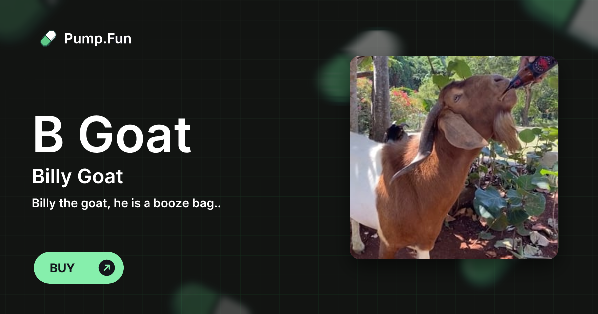 Billy Goat (B Goat) - Pump