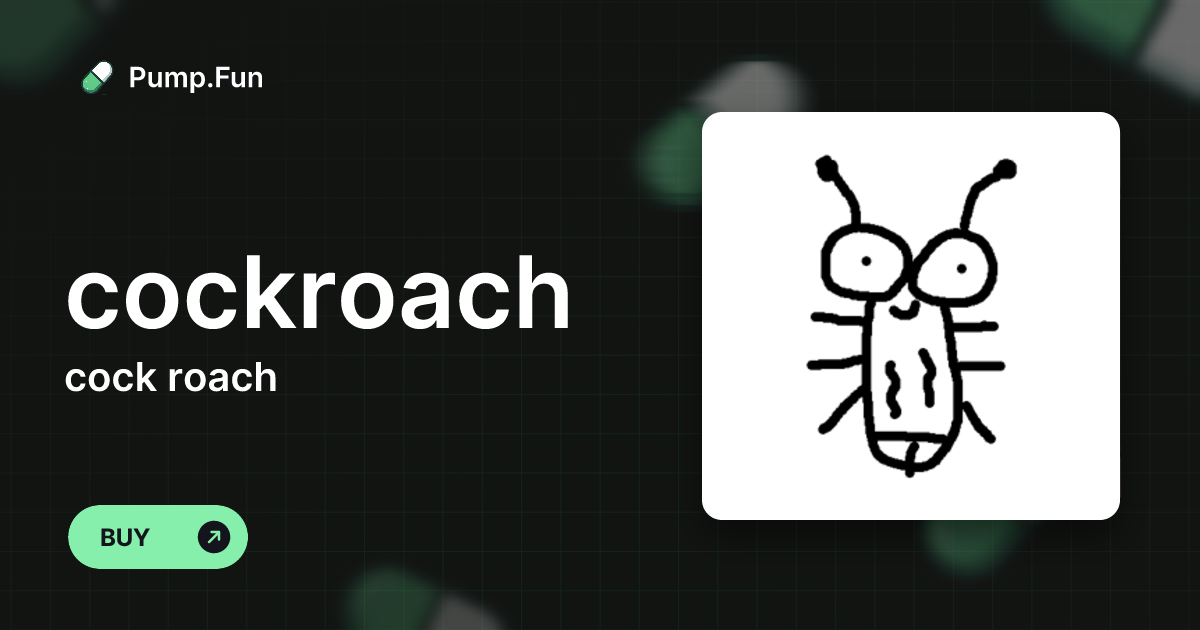 cock roach (cockroach) - Pump