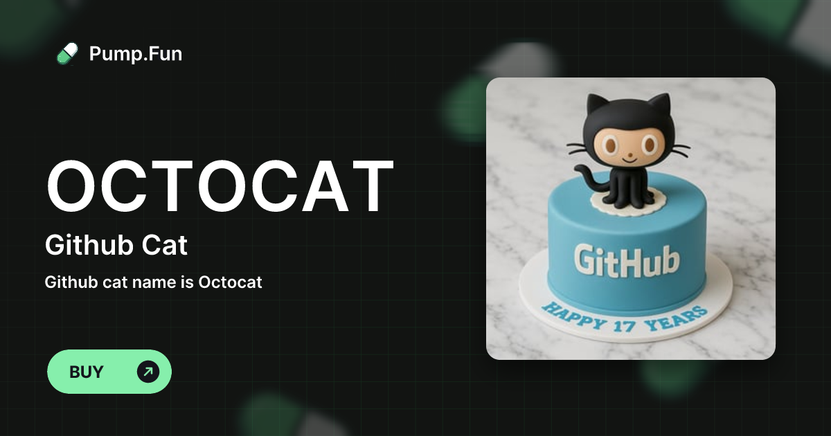 Github Cat (OCTOCAT) - Pump