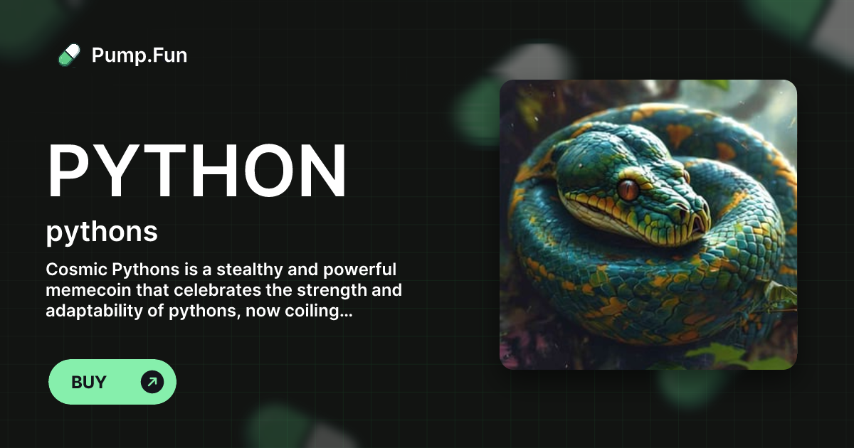 pythons (PYTHON) - Pump