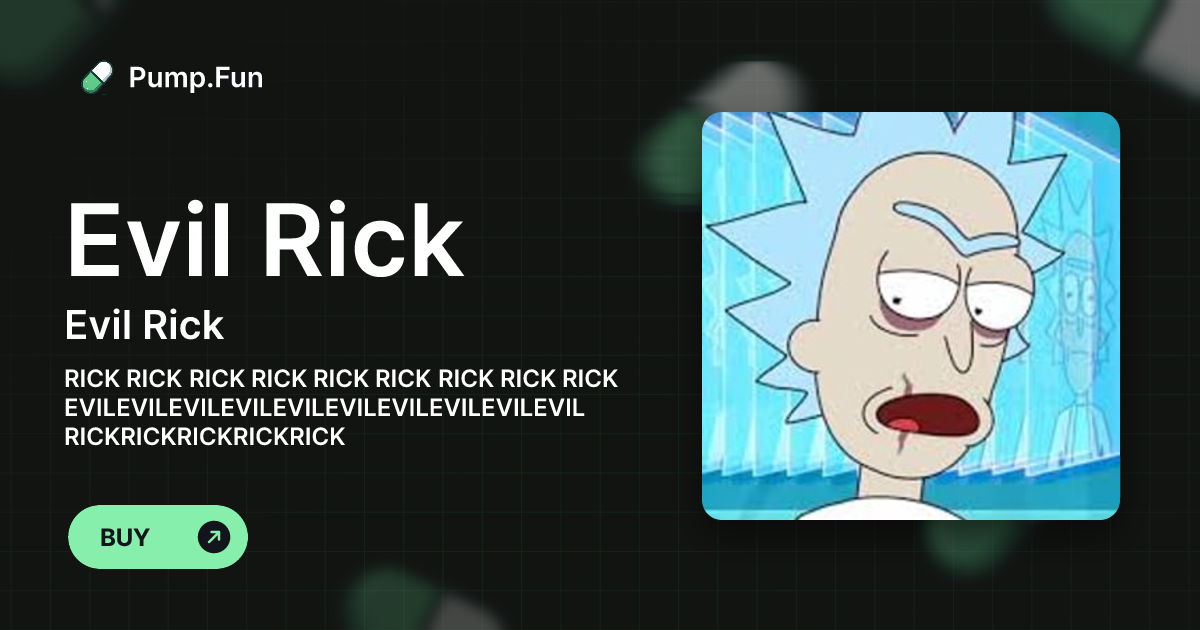 Evil Rick (Evil Rick) - Pump