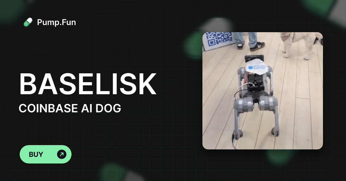 COINBASE AI DOG (BASELISK) - Pump