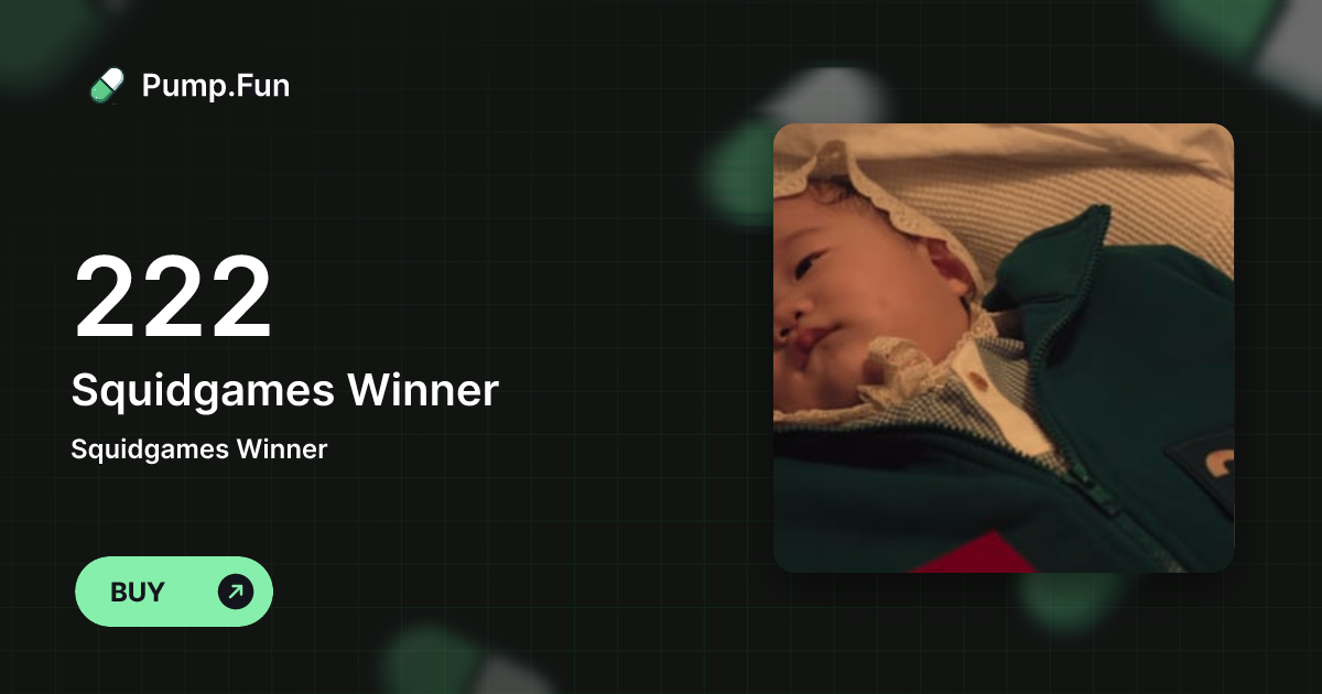 Squidgames Winner (222) - Pump