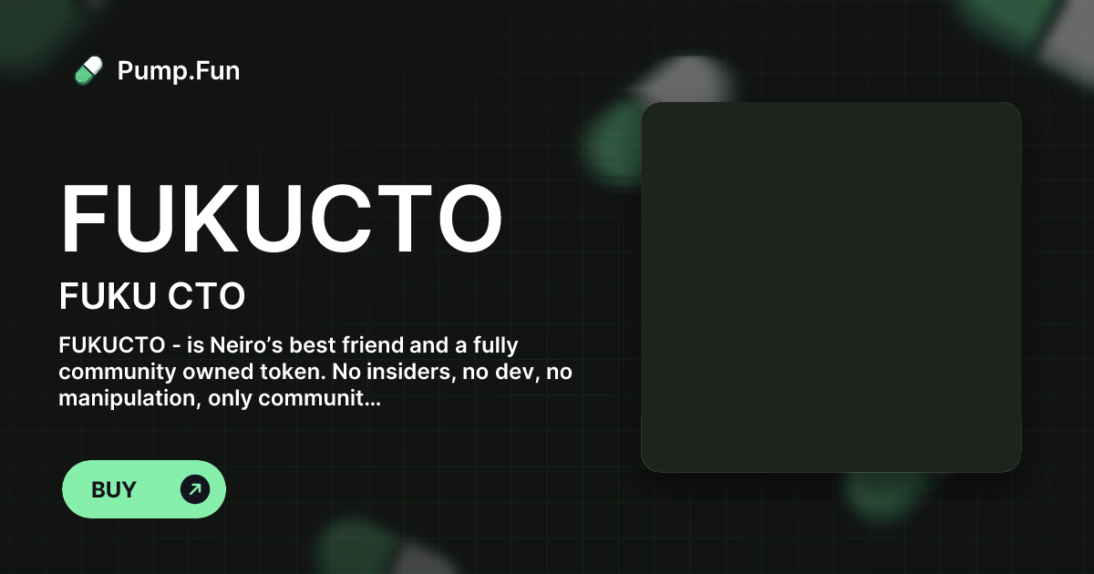 FUKU CTO (FUKUCTO) - Pump