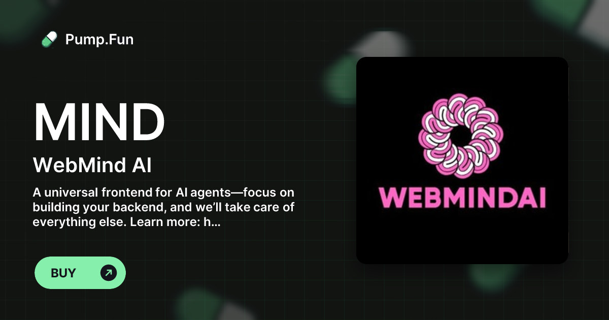 WebMind AI (MIND) - Pump