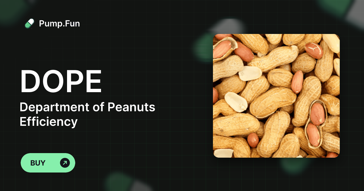 Department of Peanuts Efficiency (DOPE) - Pump