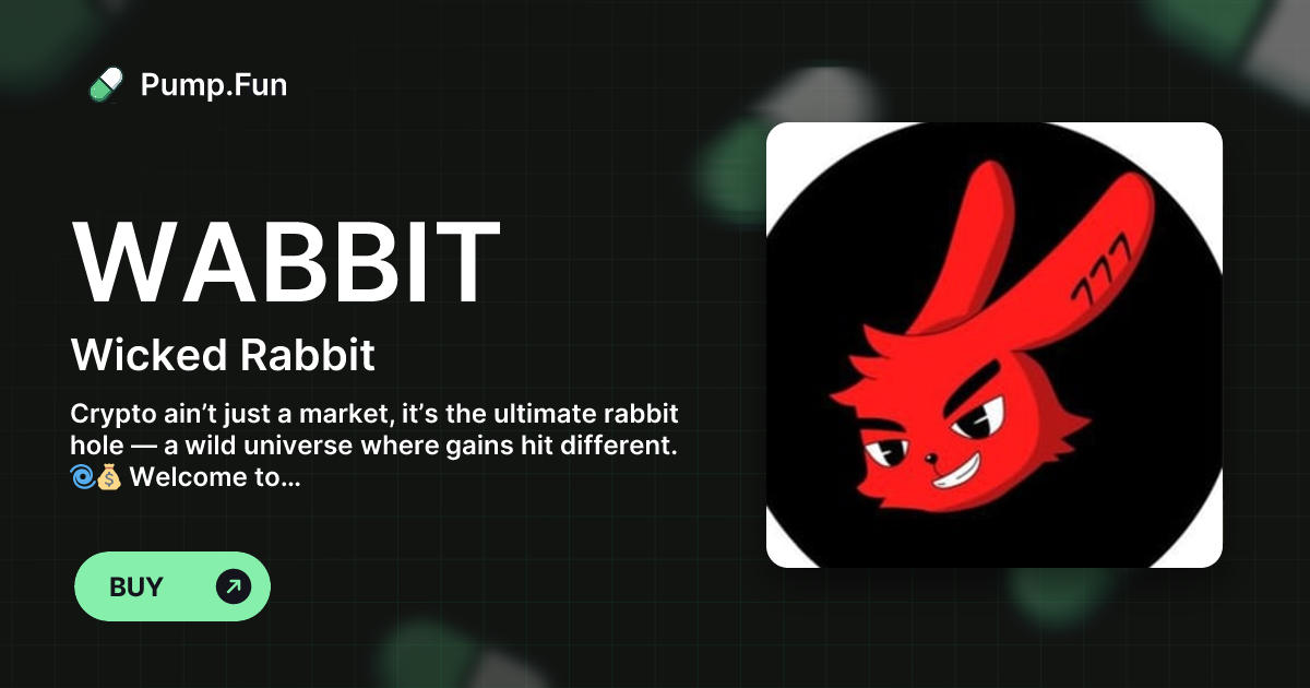 Wicked Rabbit (WABBIT) - Pump