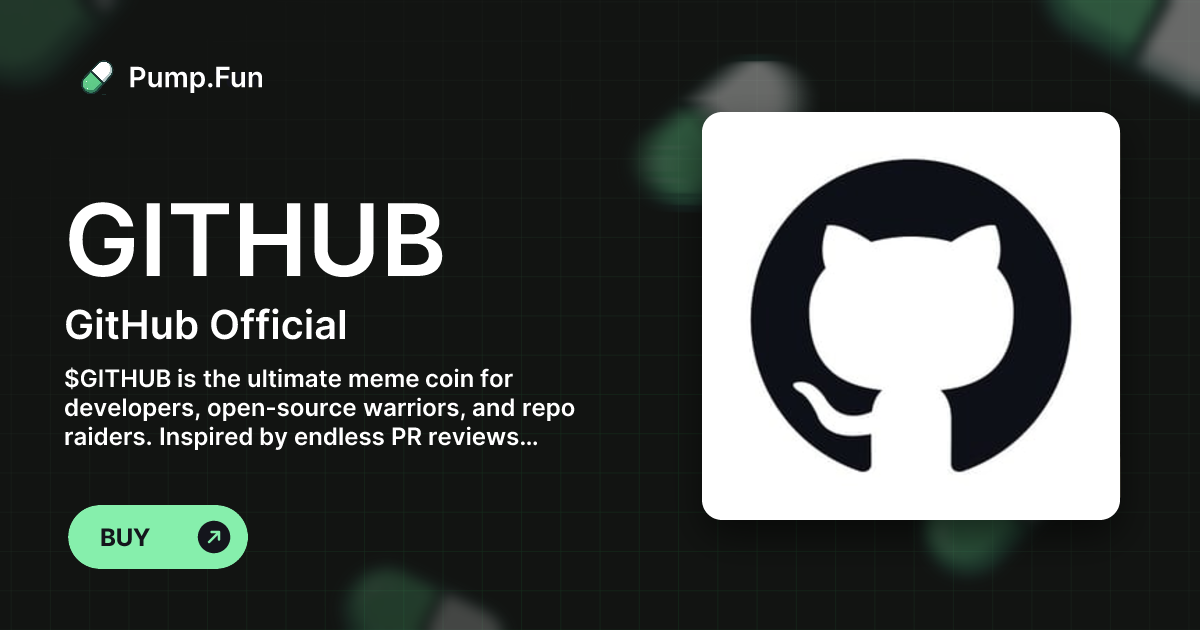 GitHub Official (GITHUB) - Pump