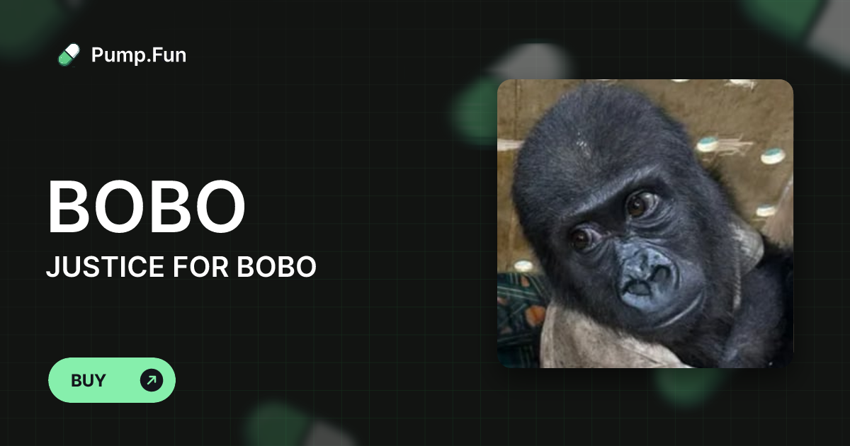 JUSTICE FOR BOBO (BOBO) - Pump