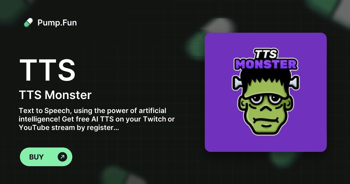 TTS Monster (TTS) - Pump