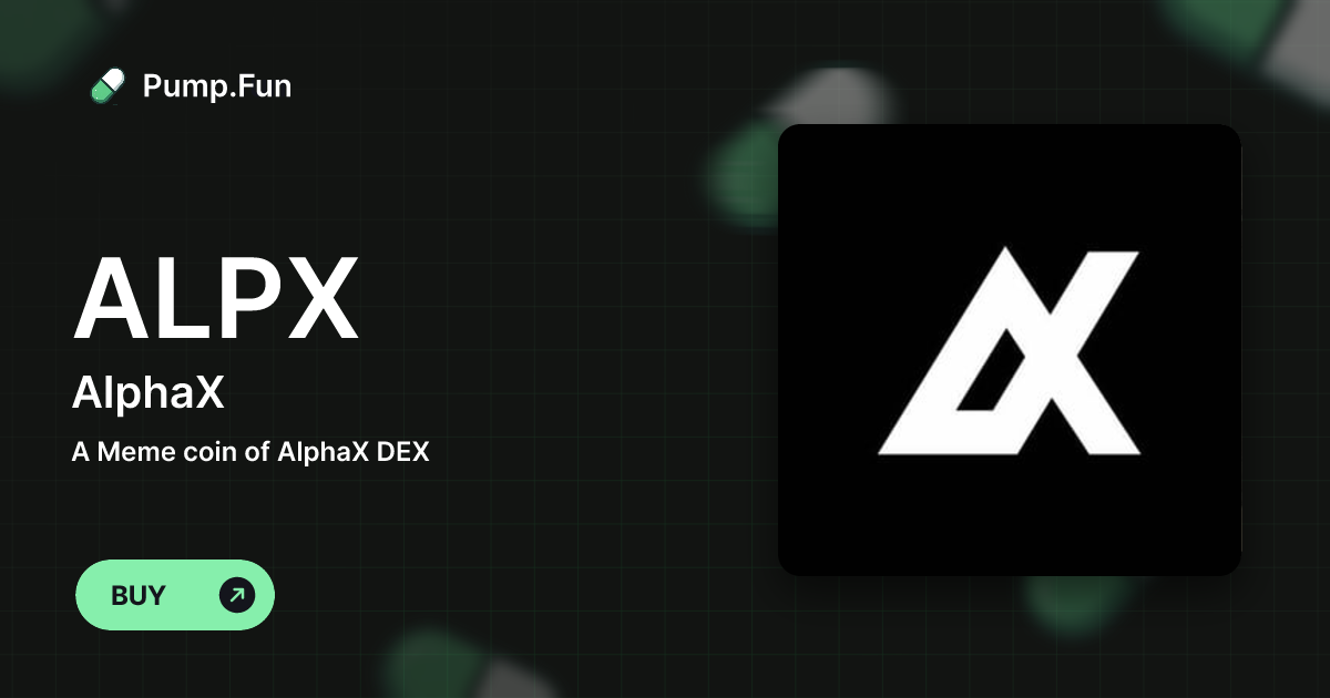 AlphaX (ALPX) - Pump