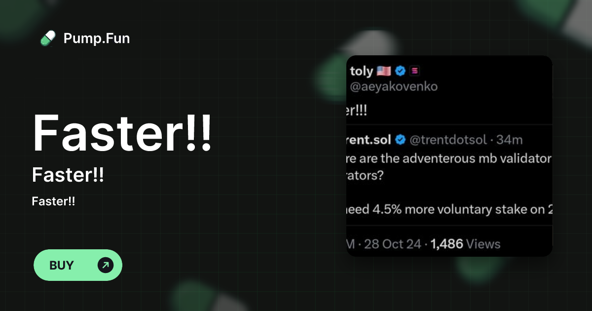 Faster!! (Faster!!) - Pump