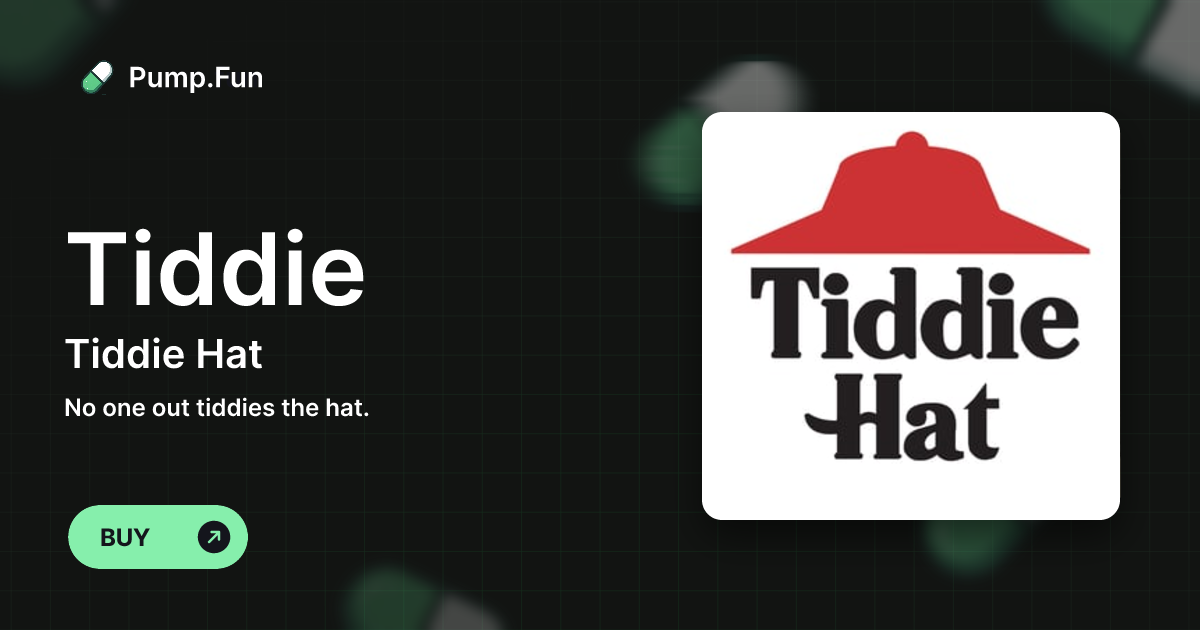 Tiddie Hat (Tiddie) - Pump