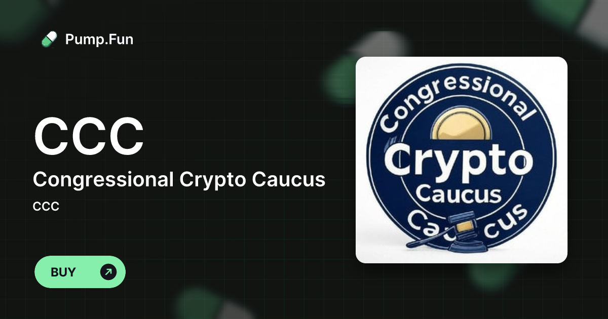Congressional Crypto Caucus (CCC) - Pump