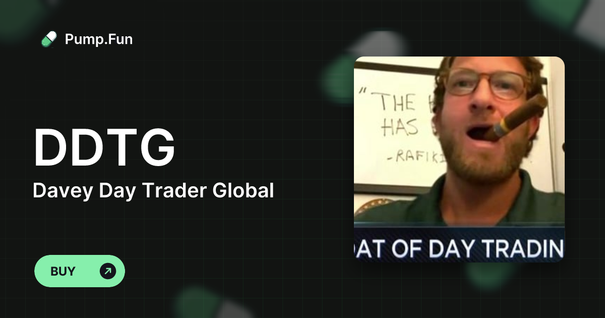 Davey Day Trader Global (DDTG) - Pump