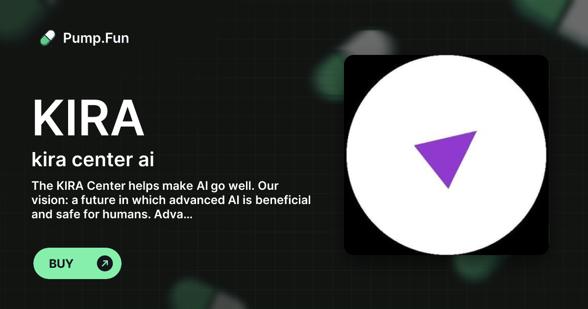 kira center ai (KIRA ) - Pump