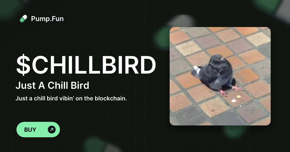 Just A Chill Bird ($CHILLBIRD) - Pump