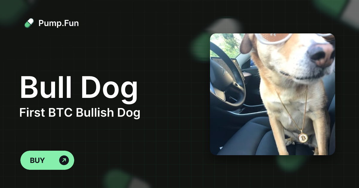 First BTC Bullish Dog (Bull Dog) - Pump
