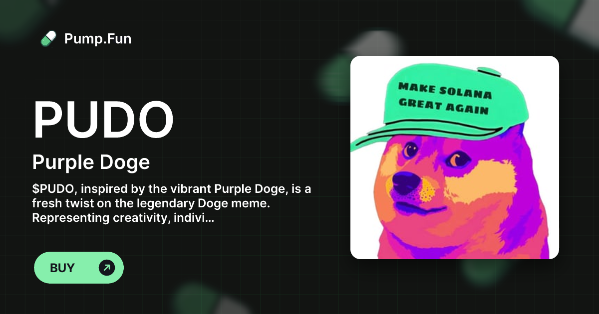 Purple Doge (PUDO) - Pump