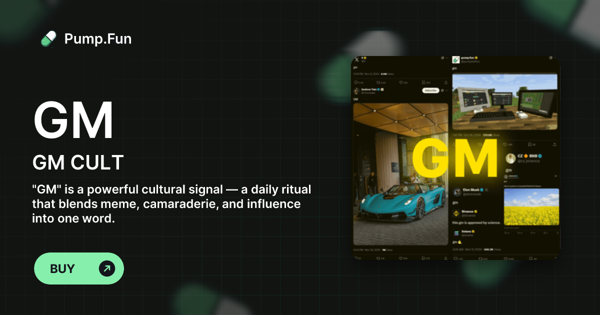 GM CULT (GM) - Pump