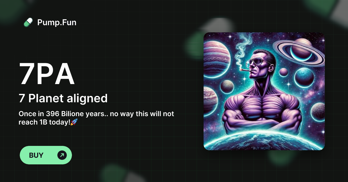 7 Planet aligned (7PA) - Pump