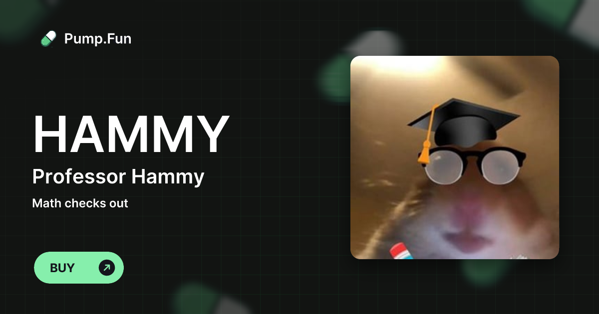 Professor Hammy (HAMMY) - Pump