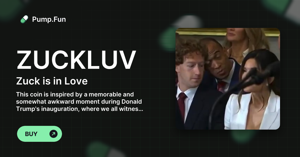 Zuck is in Love (ZUCKLUV) - Pump