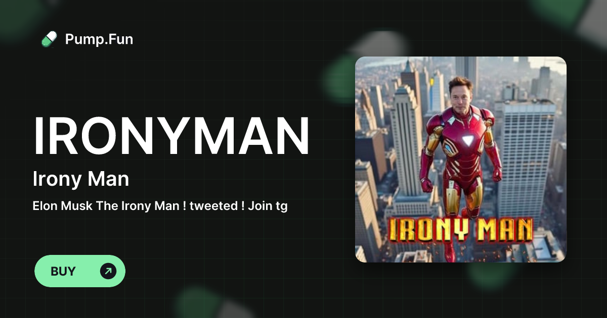 Irony Man (IRONYMAN) - Pump