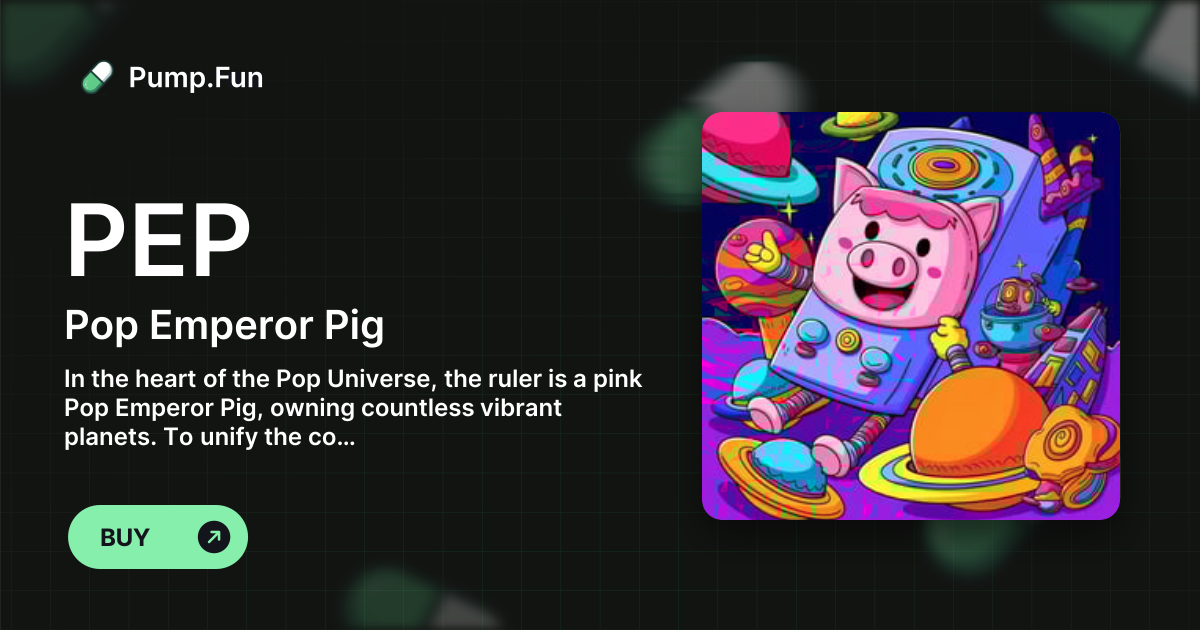 Pop Emperor Pig (PEP) - Pump