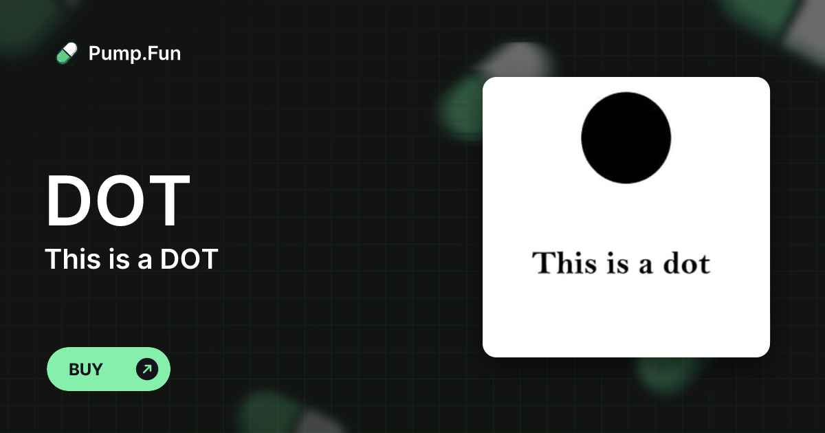 This is a DOT (DOT) - Pump