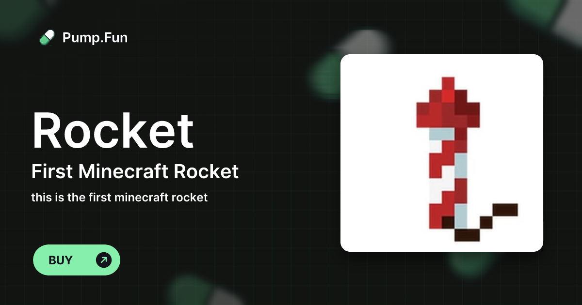 First Minecraft Rocket (Rocket) - Pump