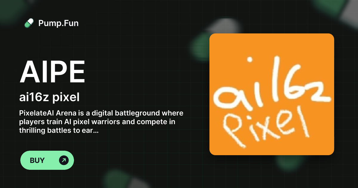 ai16z pixel (AIPE) - Pump