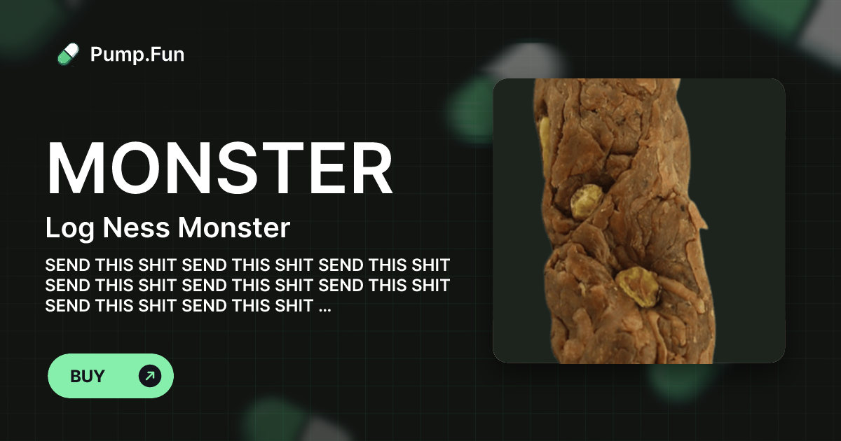 Log Ness Monster (MONSTER) - Pump