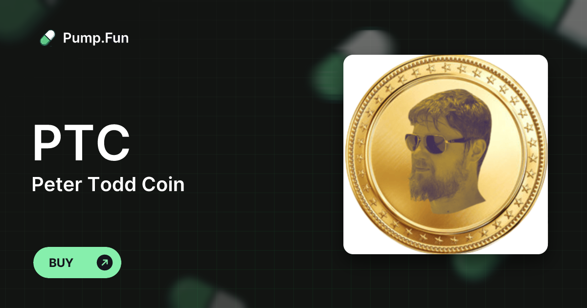 Peter Todd Coin (PTC) - Pump