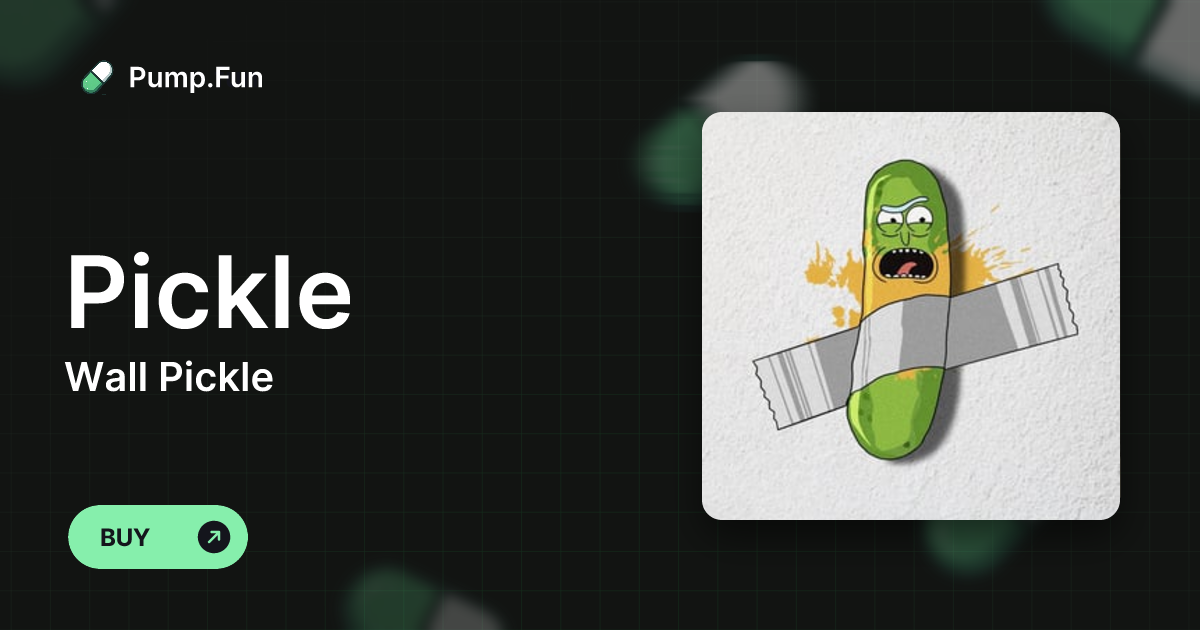 Wall Pickle (Pickle) - Pump