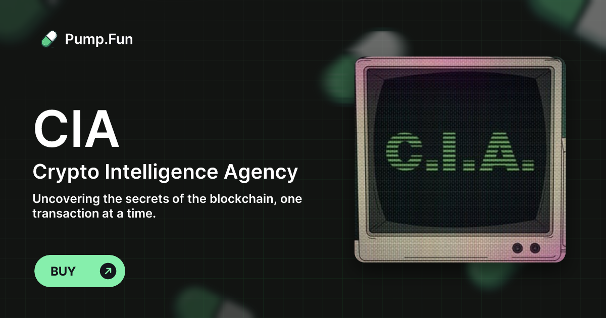 Crypto Intelligence Agency (CIA) - Pump
