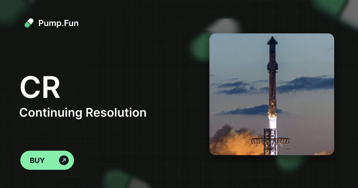 Continuing Resolution (CR) - Pump