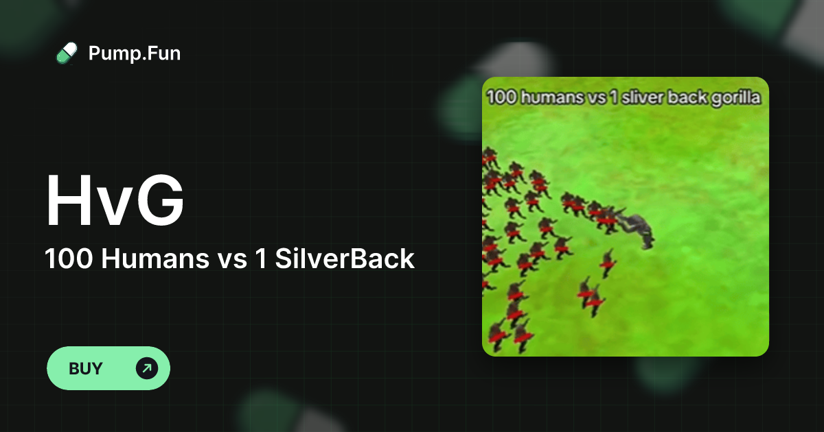 100 Humans vs 1 SilverBack (HvG) - Pump