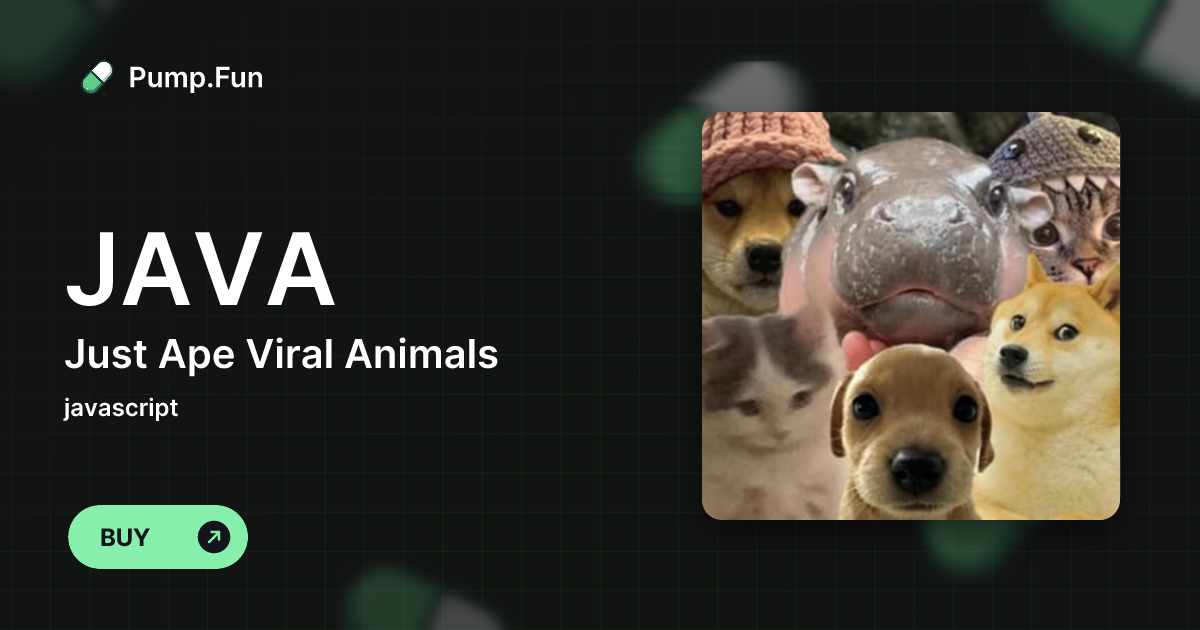 Just Ape Viral Animals (JAVA) - Pump