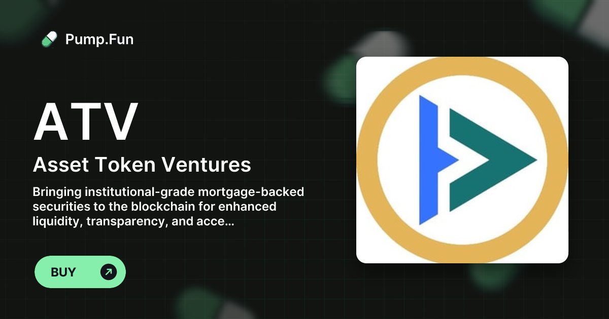 Asset Token Ventures (ATV) - Pump