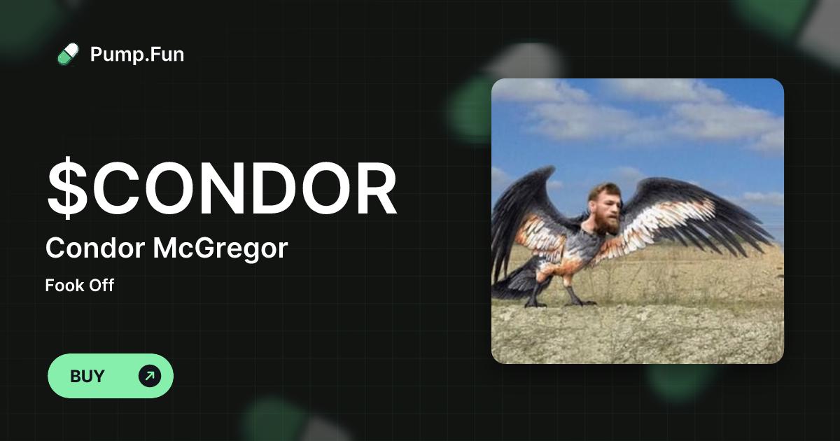 Condor McGregor ($CONDOR) - Pump