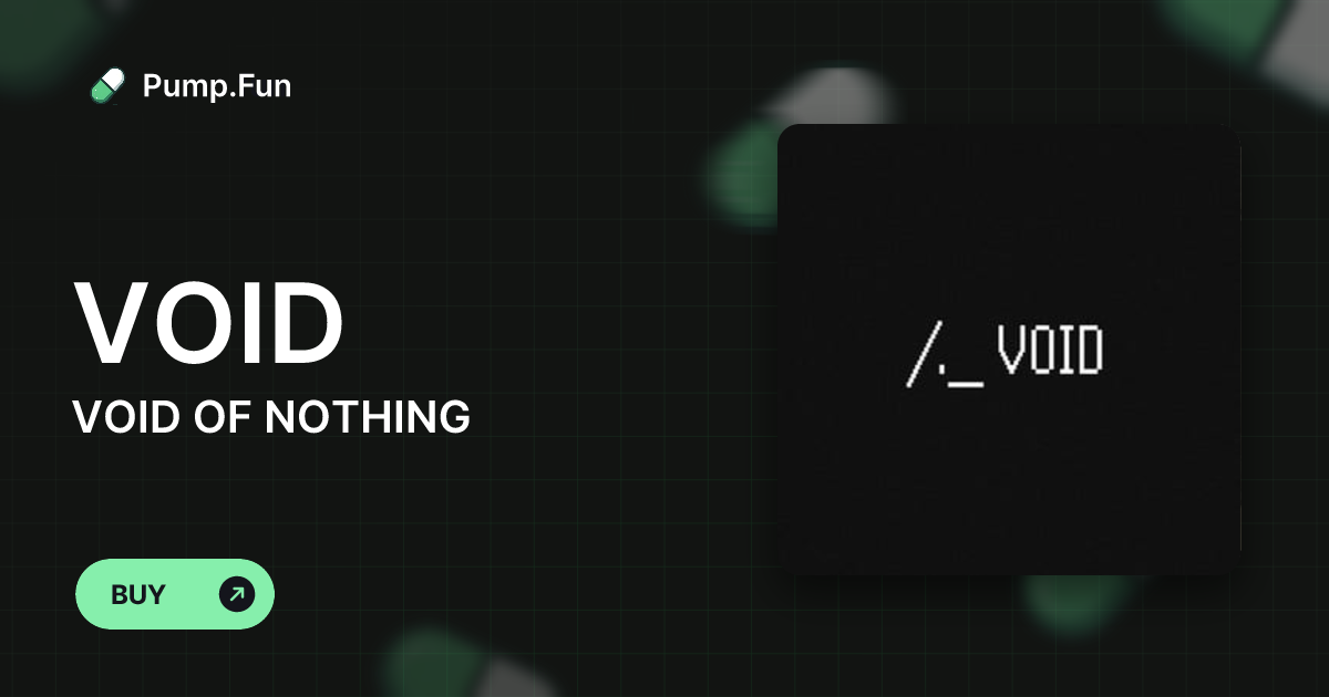 VOID OF NOTHING (VOID) - Pump
