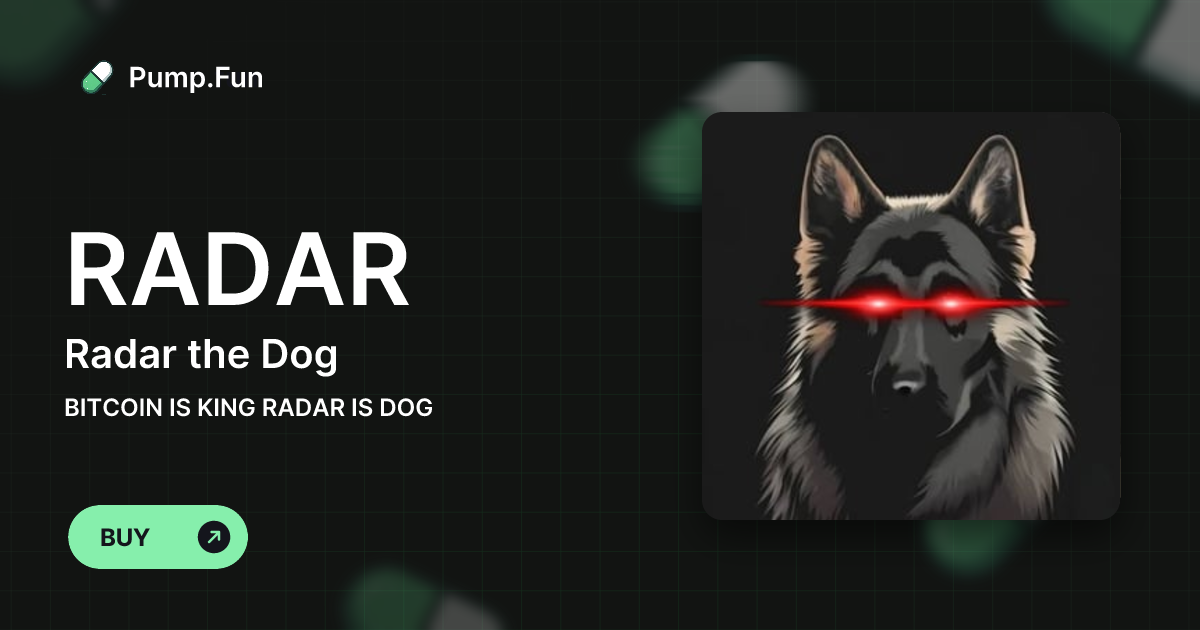 Radar the Dog (RADAR) - Pump
