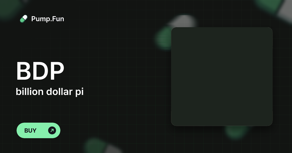 billion dollar pi (BDP) - Pump