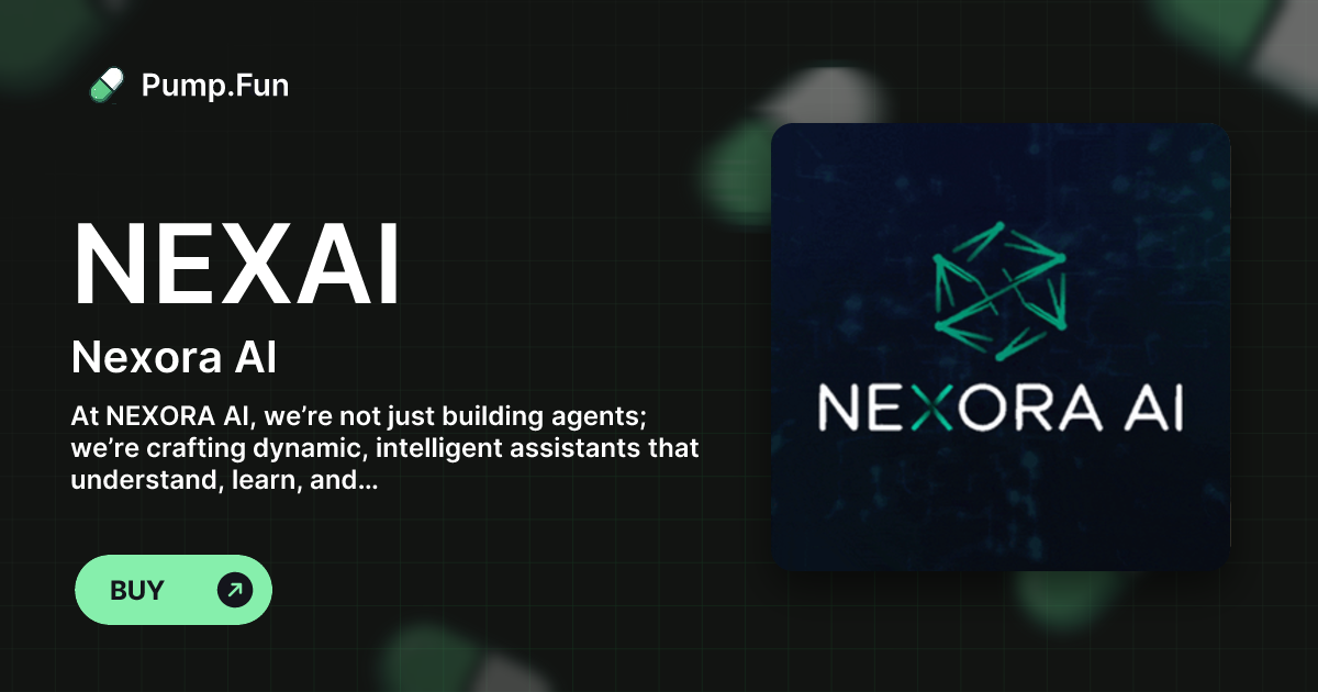 Nexora AI (NEXAI) - Pump