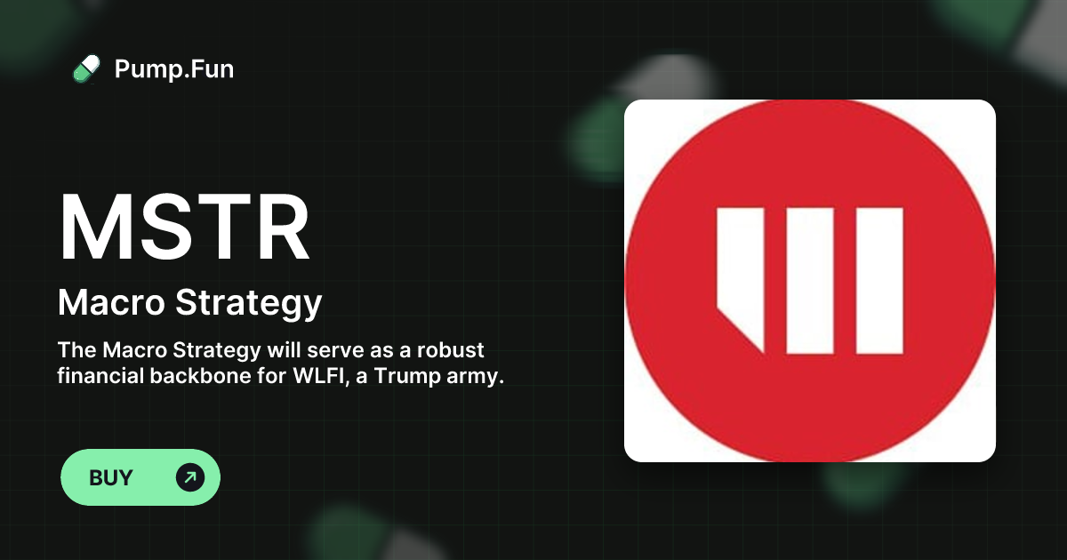 Macro Strategy (MSTR) - Pump
